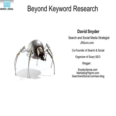 Advanced Keyword Research | PPT