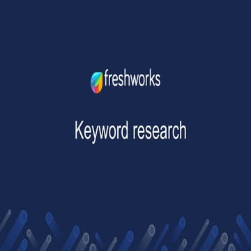 How to do keyword research | PPT