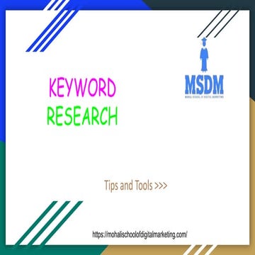 Tips to improve your Keyword Research... | PDF