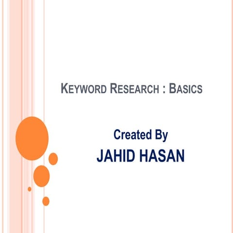 Keyword Research Basics | PPT