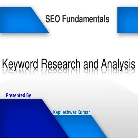 Keyword Research and Analysis | PPTX