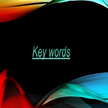 Key words | PPT | Free Download