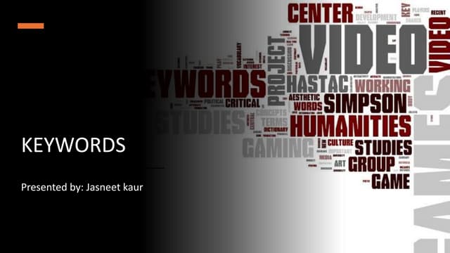 presentation of keywords.pptx