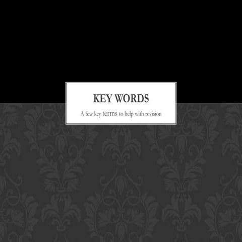 Key words presentation | PPT