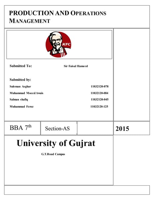 (HRM)_processes of KFC .docx | Business Administration | Business