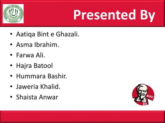 Performance management of KFC | PPTX | Human Resources | Business