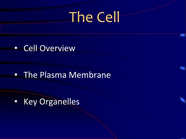 Introduction to the cell | PPT