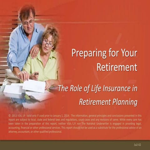 The role of life insurance in retirement planning | PDF