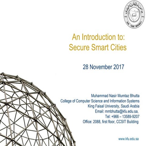 secure smart cities | PPT