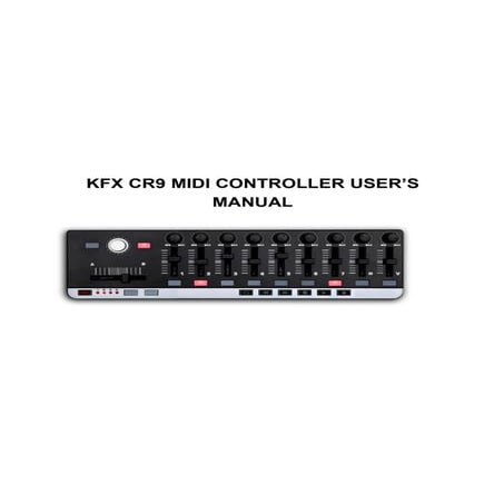KFX CR9 MIDI CONTROLLER para daw reaper_ | PDF