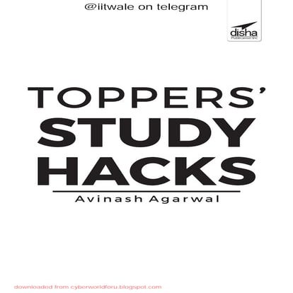Study hacks | PDF | Educational Assessment | Education