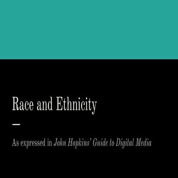 Digital Media and Culture: Presentation One | PPTX