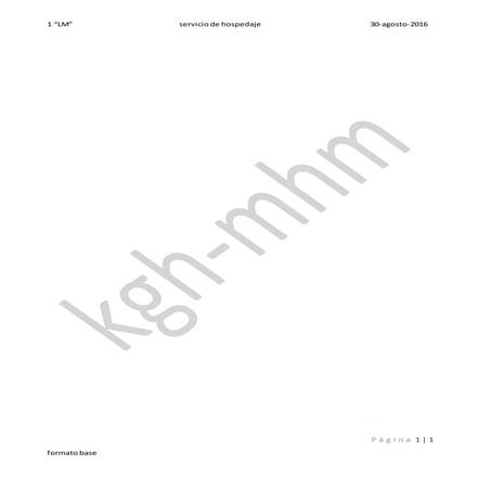 Kgh formato1 | DOCX