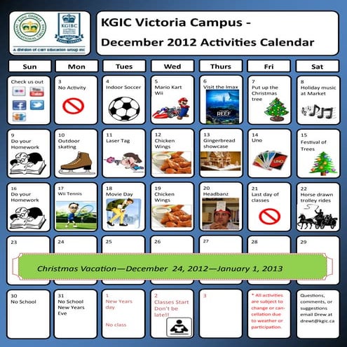 Kgic victoria activity_calendar _12_2012 | PDF