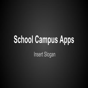 School campus apps | PDF