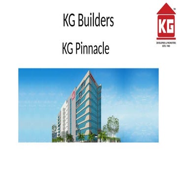 KG Pinnacle – Premium Commercial Office Spaces in Adambakkam, Chennai | PPTX