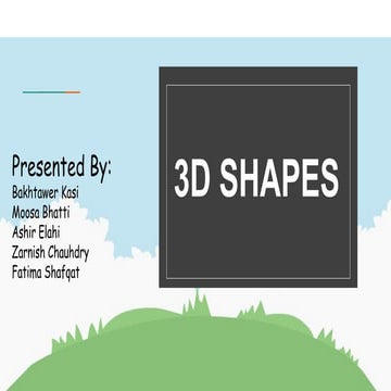 Shape powerpoint slides for K.G kids | PPT