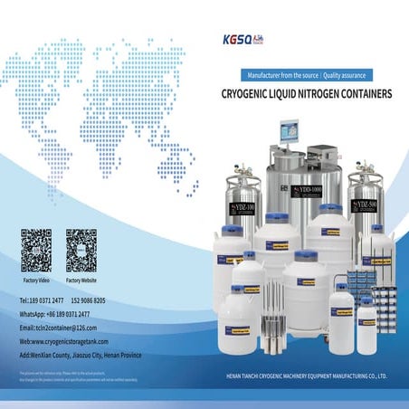 Cryogenic Liquid Nitrogen Containers Introductions | PDF