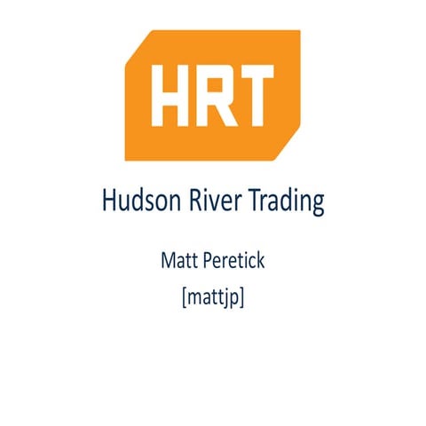 Hudson River Trading | PDF