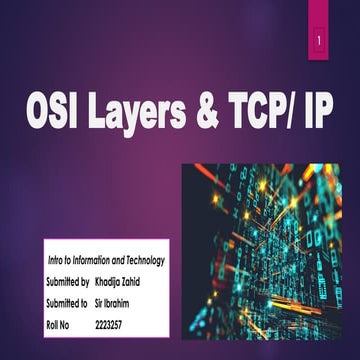 OSI MODEL, PORTS, AND PROTOCOLS CHEAT SHEET | PDF