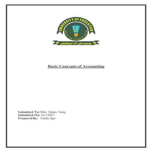 BASIC ACCOUNTING CONCEPTS | PDF | Free Download