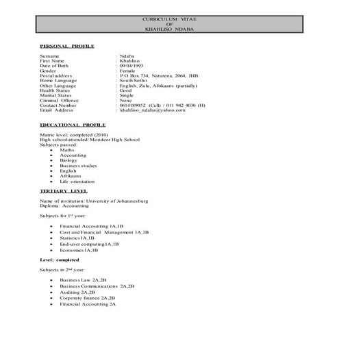 Barnabas Kariuki Nganga Resume (2) | PDF