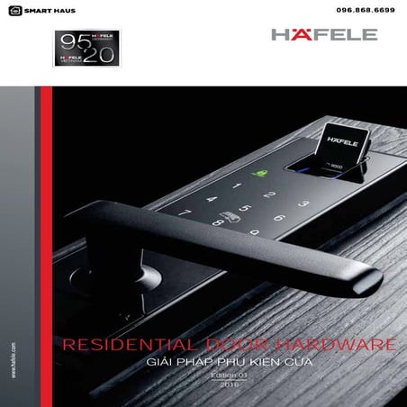 Khóa điện tử hafele | PDF