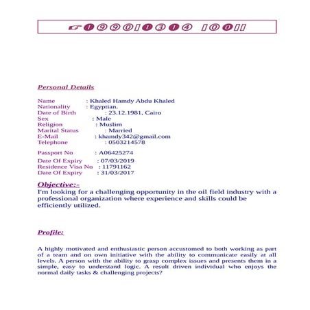 CV ashraf | DOC