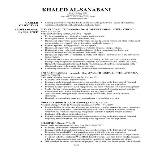Khaled Sanabani Resume | DOCX