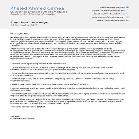 Khaled's resume | PDF