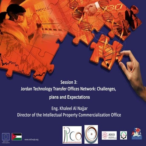 Jordan Technology Transfer Offices Network: Challenges, plans and ...