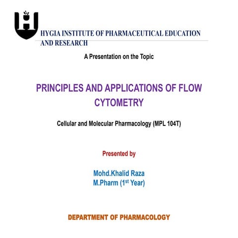 Flow Cytometry M.Pharm (Pharmacology).pptx