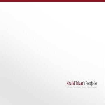 Khalid talaat art director portfolio | PDF