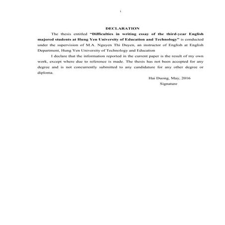 Graduation thesis of English Major | PDF