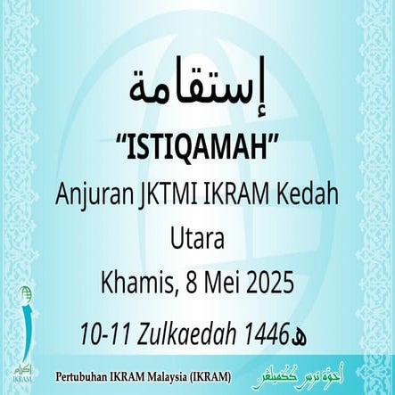KHAMIS (8 MEI 2025) SLIDE TAZKIRAH ISTIQAMAH.pptx