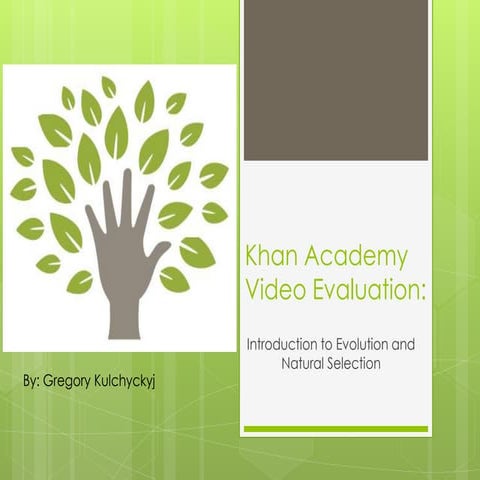 Khan Academy Video Evaluation | PPT