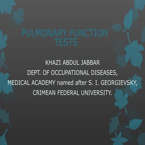 Khazi abdul jabbar | PPTX