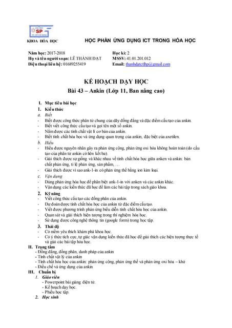 Su lai hoa cac orbital nguyen tu | PDF