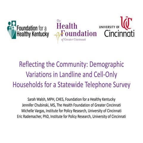 The Cell Phone Challenge To Survey Research | PDF