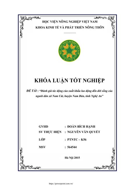 Phân tích hiện tượng chảy máu chất xám ở Việt Nam hiện nay | DOCX