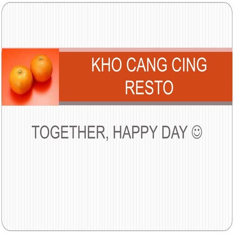 Kho cang cing | PPTX