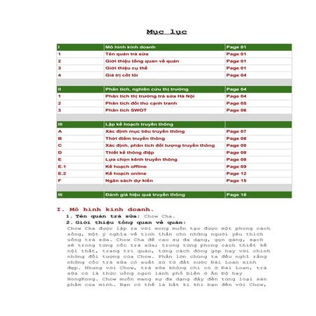 Kế hoạch truyền thông pr intro | PDF