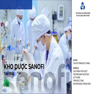 Kho dược Sanofi - Thiết kế kiến trúc 3.pptx