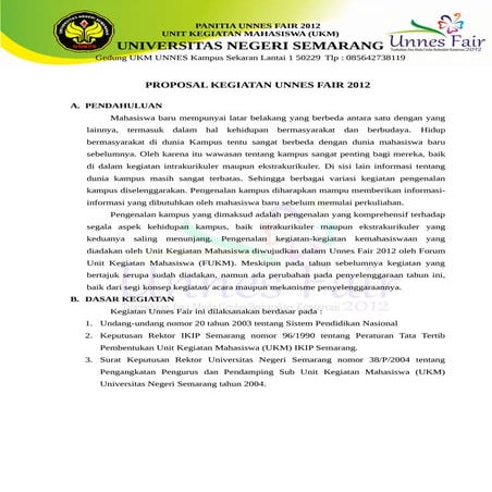 KHOLIMAT BAKAL ADITYAS proposal unnes fair 1786799.pdf.pdf