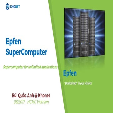 Epfen Supercomputer | Khonet | PPT