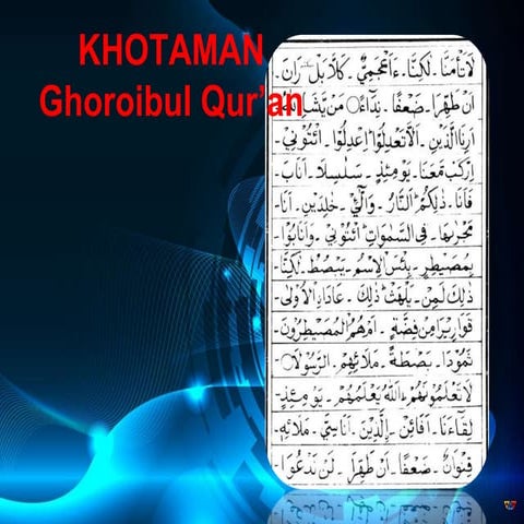khotaman ghorib (ilmu Ghoroibul Qur'an).pptx