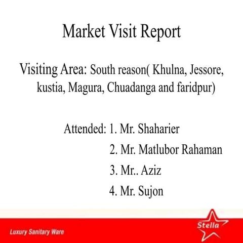 Market visit analysis report with action plan.pptx