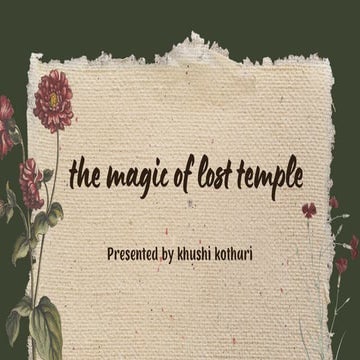 the magic of lost temple. presentation.pdf