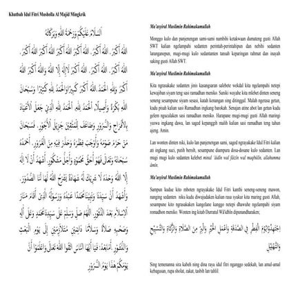 khutbah idul fitri 2024 musholla al majid | PPT