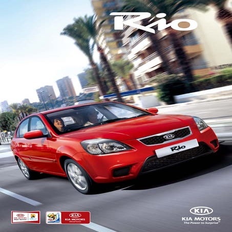 kia rio brochure | PDF